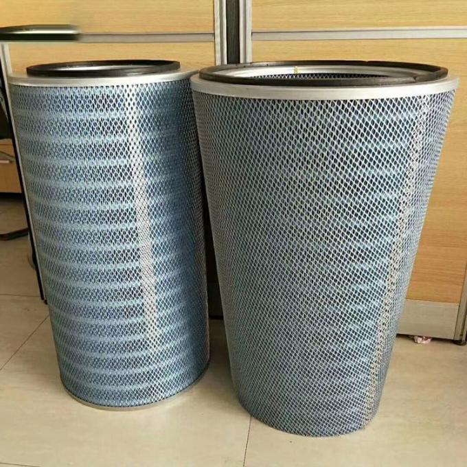 Pleated Industrial HEPA Filter Cartridge Dust Collector ISO 9001