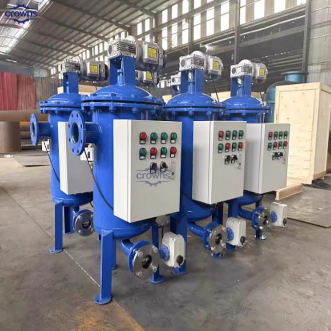 Automatic Backwash Brush Self Cleaning Water Filter Housing for Liquid ...