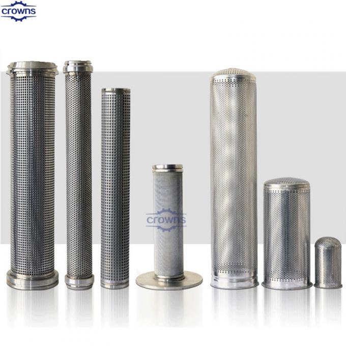 Stainless Steel Wire Mesh Filters: Round Perforated Pipe/Tube