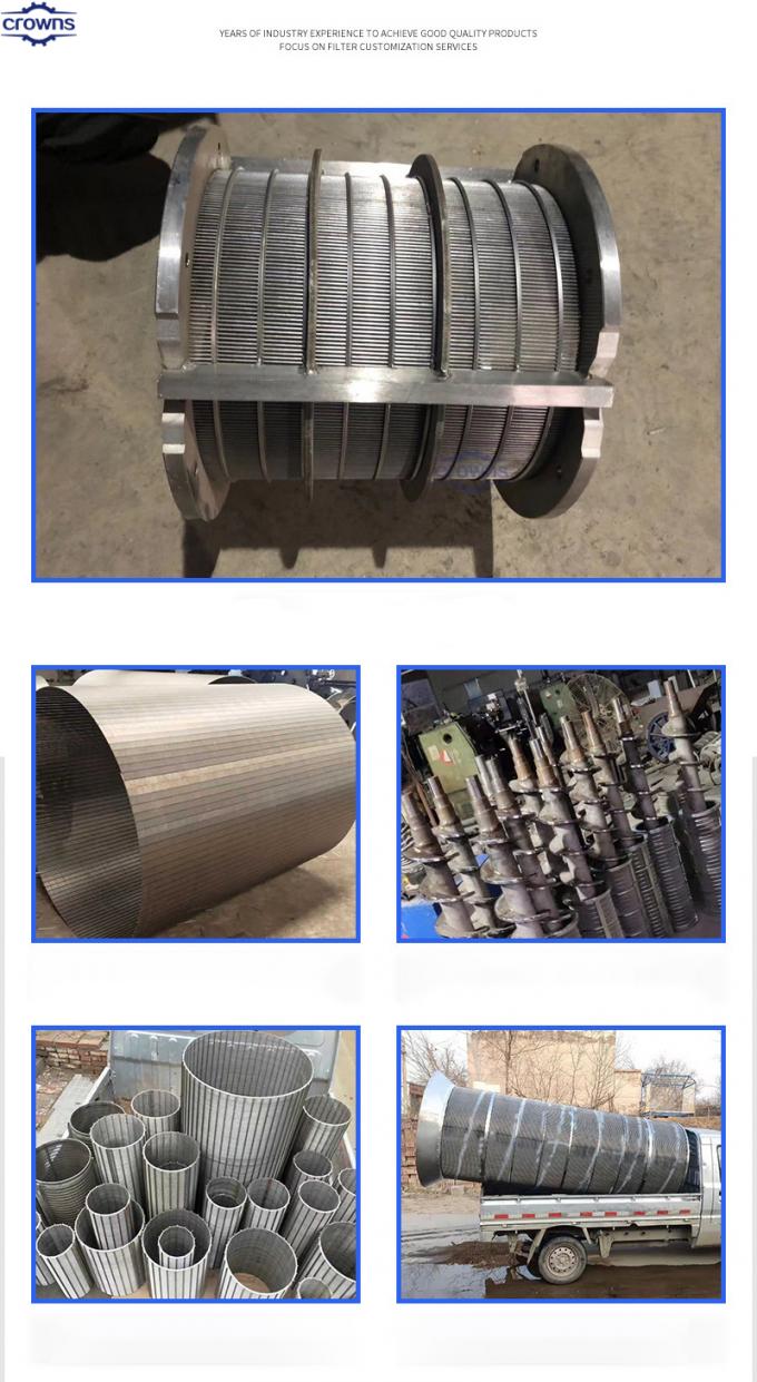 stainless steel self-cleaning filter element Johnson screen filter ...