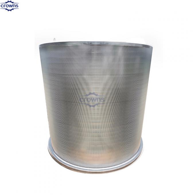 Paper recycling screen baskets for pressure screen