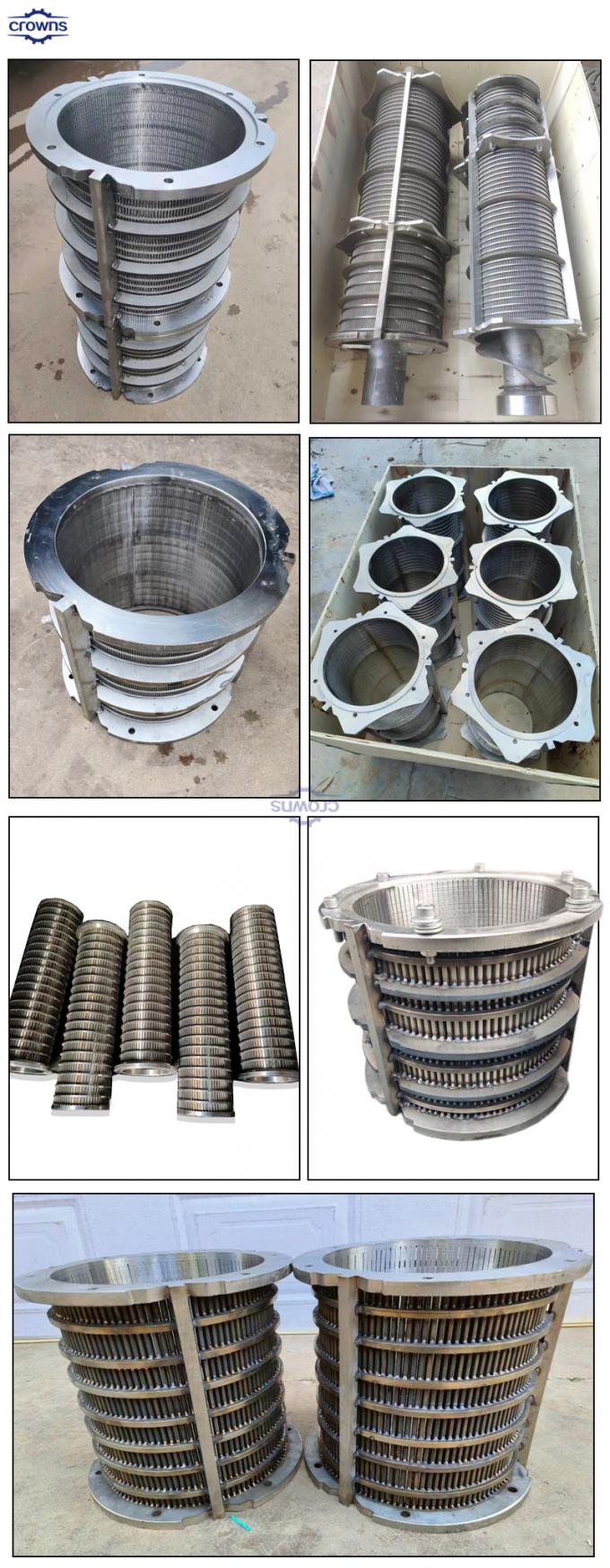 Wedge Wire Screen Mesh Tube Stainless Steel Wire Wrapped Metal Filter ...