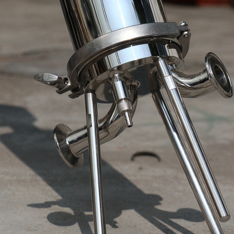 Two Core Cartridge Filter Housing Stainless Steel Industrial Precision