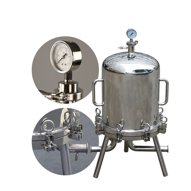 Lenticular 5 Micron Multi Cartridge Filter Housing High Flow For Wine