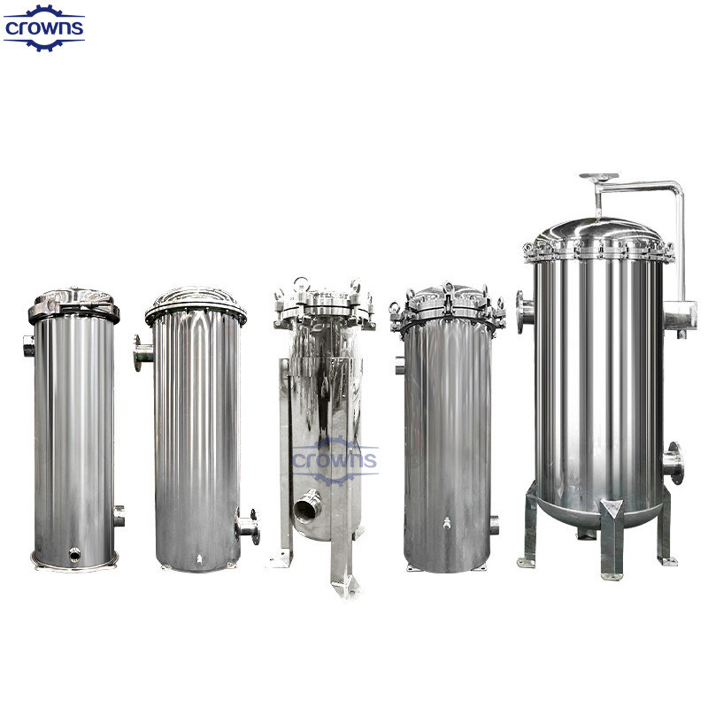 Multi bag filter housing SUS304 / SUS316L stainless steel bag filter