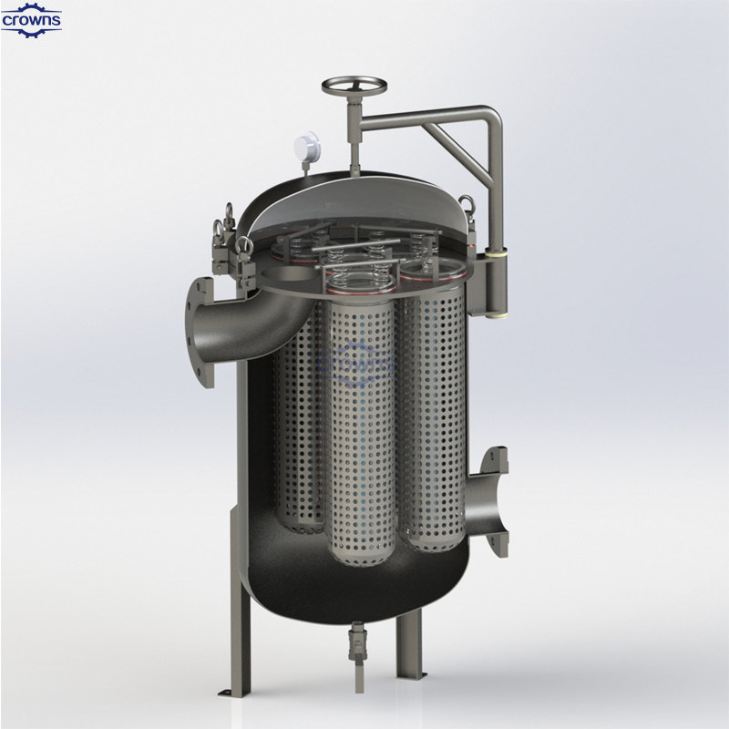 Multi Bag Filter Housing with 1um-800um Filtration Accuracy for ...