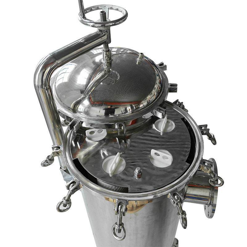 Industrial Sediment Filtration Solution Stainless Steel Multi Cartridge ...
