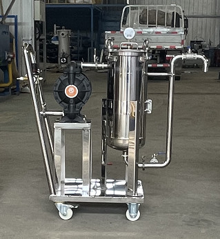Industrial Automatic Backwash Strainer Bag Sanitary Stainless Steel Filter
