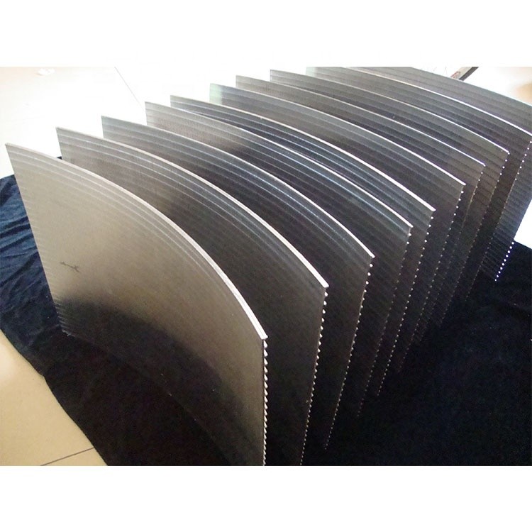 Wrapped Wedge Wire Screen Sieve Filters Bend For A Water Intake