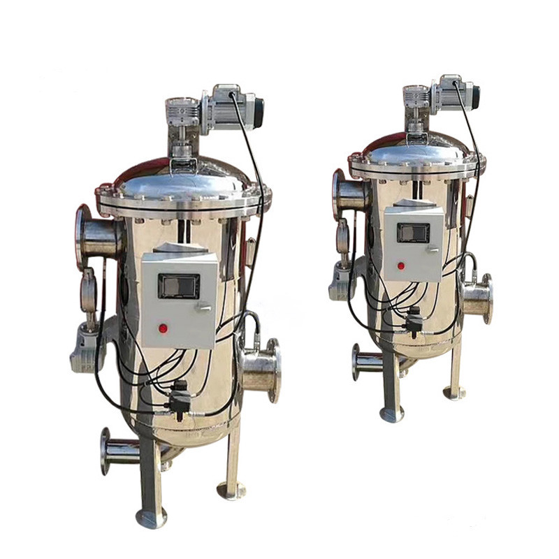 PLC Control Self Cleaning Filter Housing With Wedge Wire Mesh